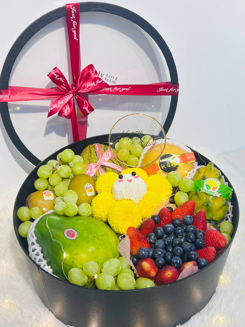 Pre-Order : Jovial Premium Gift Box with Flower预订高级水果花礼盒 – Haruma Senko ...